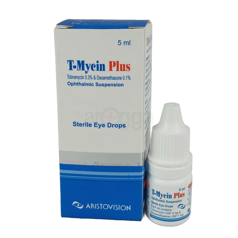 T-Mycin Plus Drop 0.1%+0.3% Eye Drop - Arogga Online Pharmacy