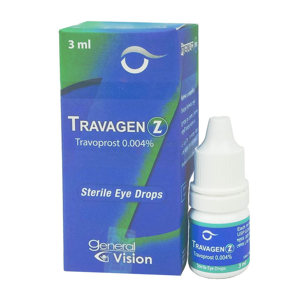 Travagen Z 0.004% Eye Drop - Arogga Online Pharmacy