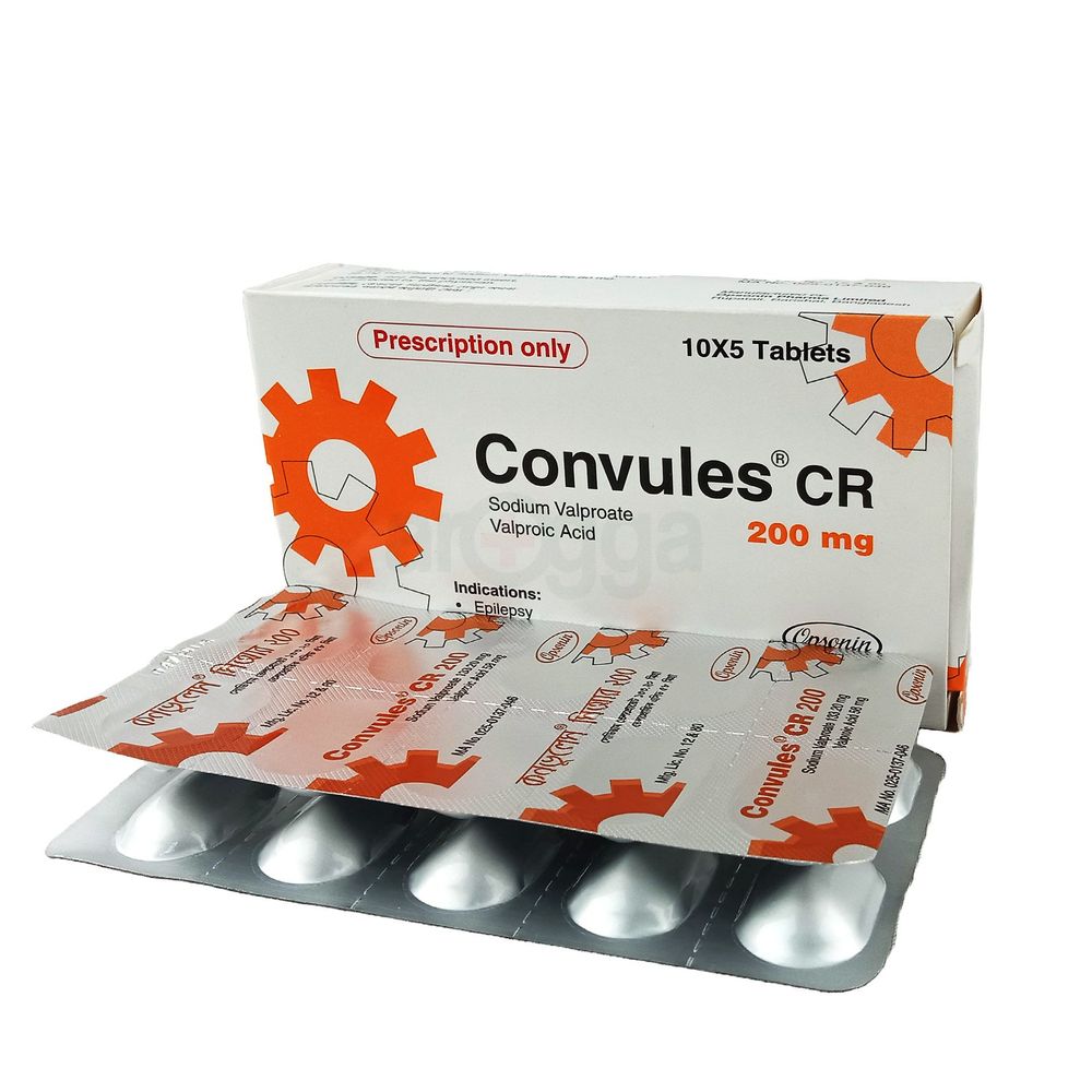 Convules CR 200mg Tablet - Arogga Online Pharmacy
