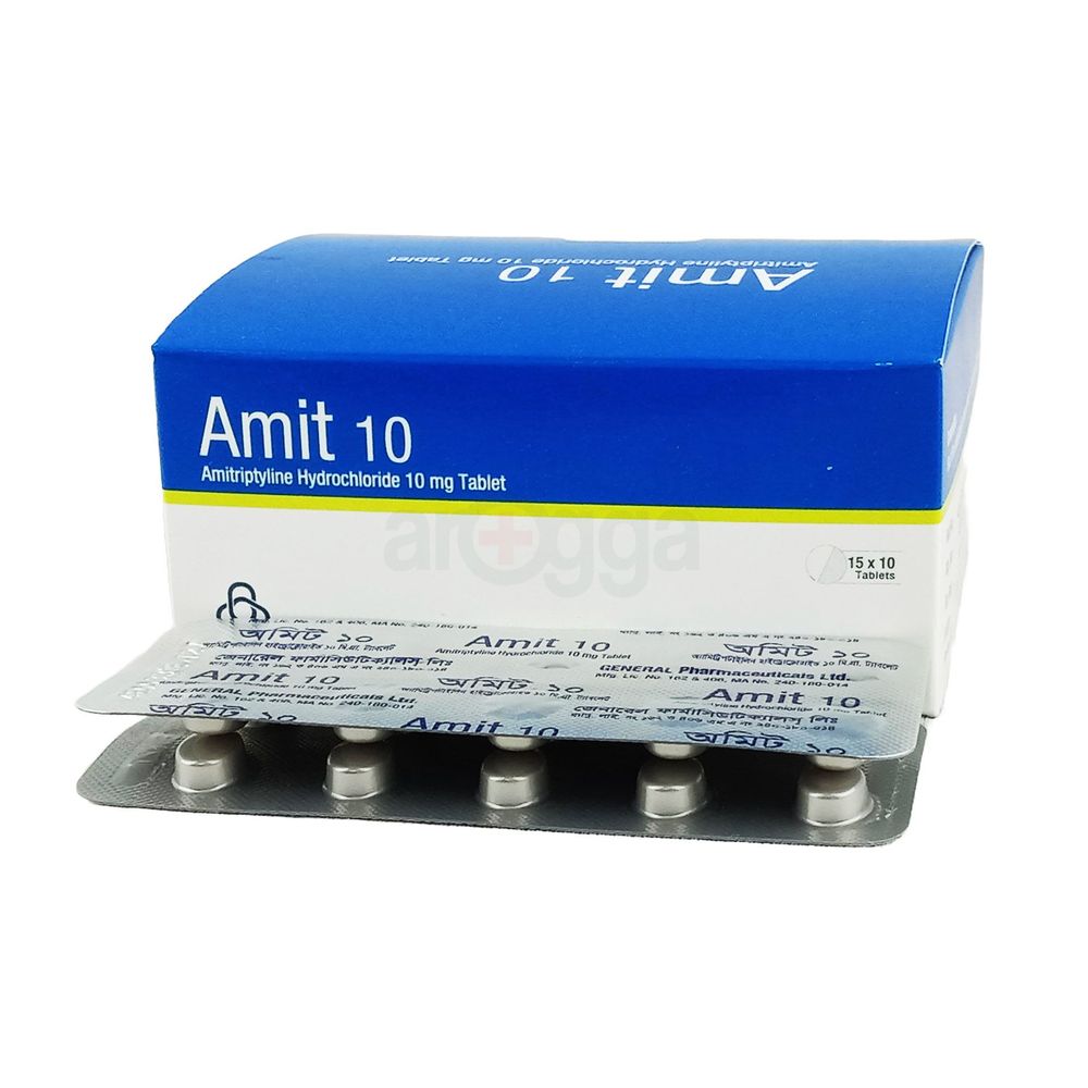 Amit 10mg tablet - Arogga Online Pharmacy