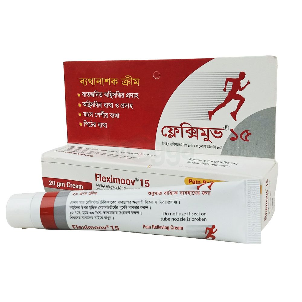 Fleximoov 15 15%+8% Cream - Arogga Online Pharmacy