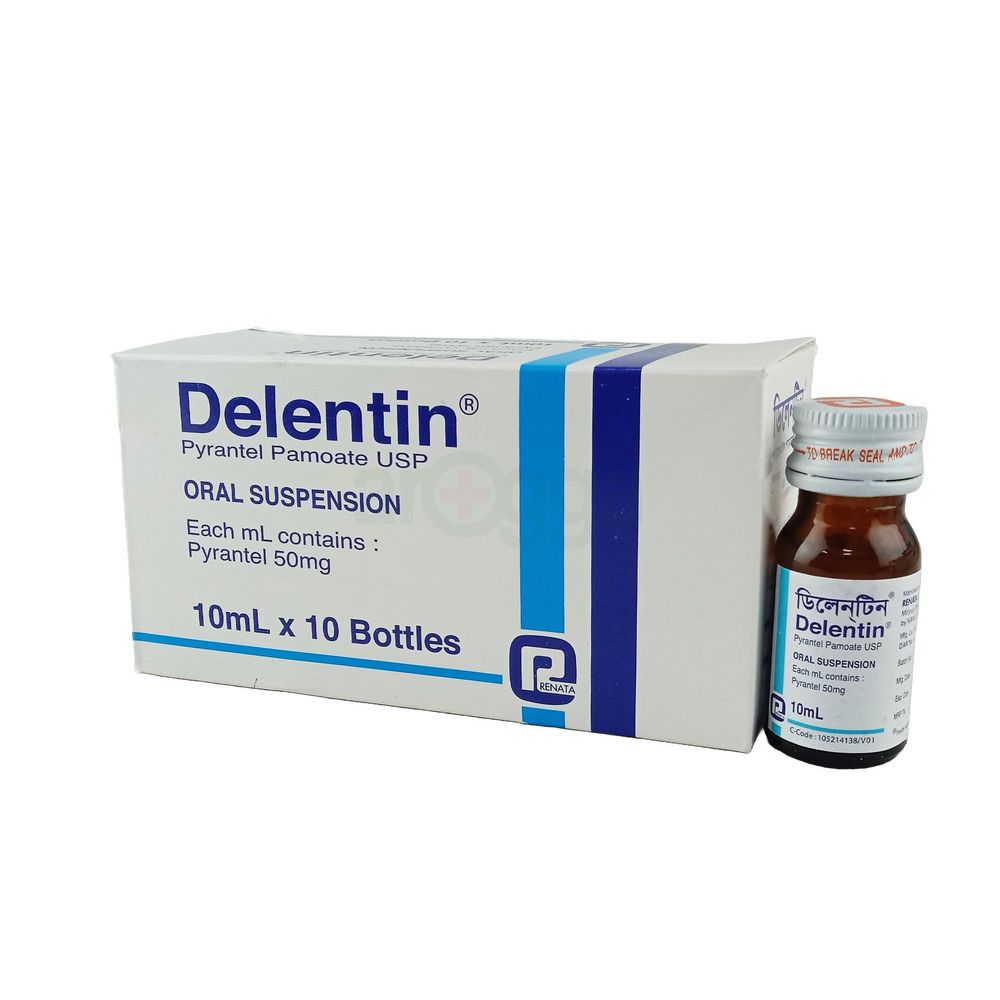 Delentin Suspension 50mg/ml Suspension - Arogga Online Pharmacy