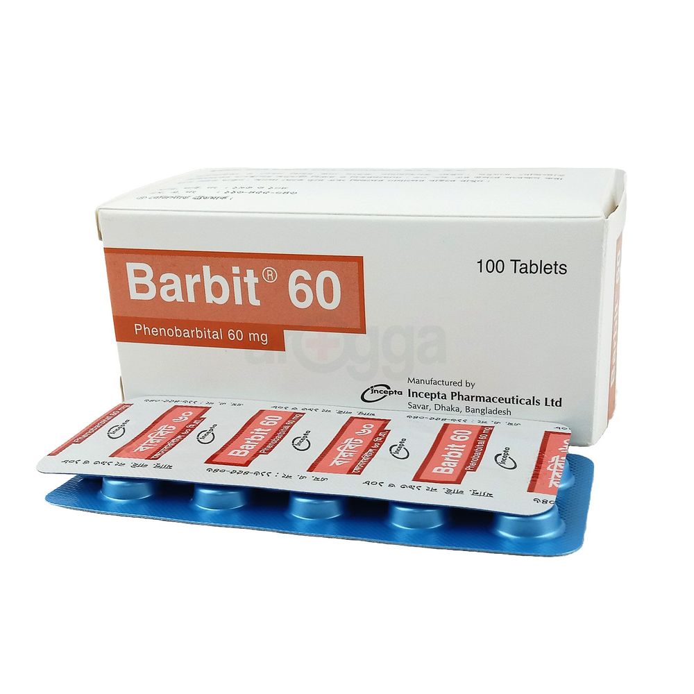 Barbit 60mg Tablet - বারবিট ৬০ মি.গ্রা. ট্যাবলেট - Arogga Online Pharmacy
