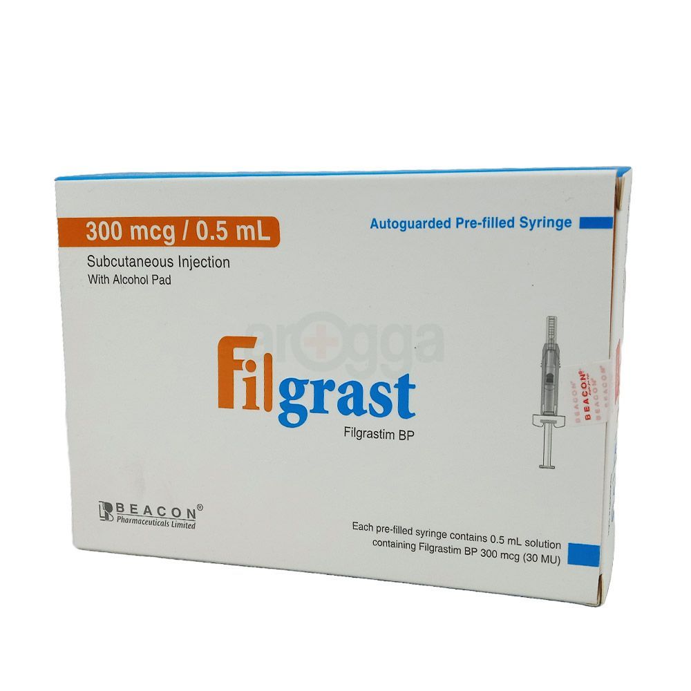 Filgrast 30MIU/.5ml Injection - Arogga Online Pharmacy