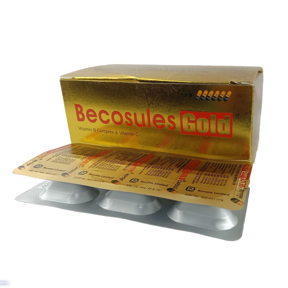 Becosules GOLD Capsule - বিকোসুলস গোল্ড ক্যাপসুল - Arogga Online Pharmacy