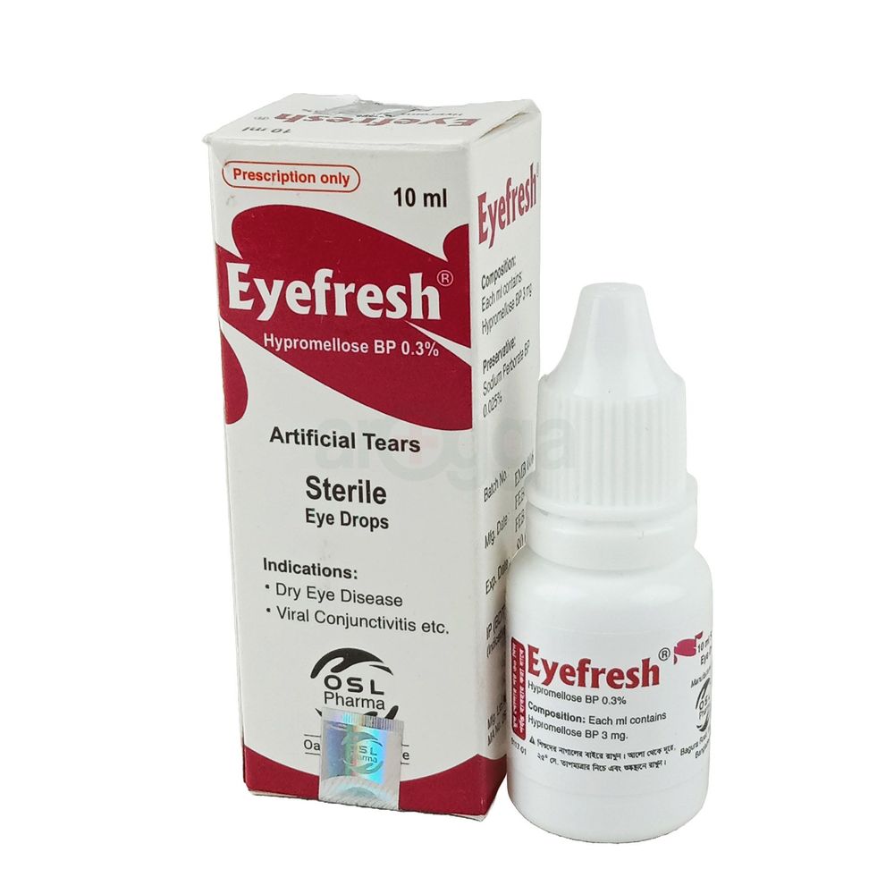 Eyefresh 0.3% 0.30% Eye Drop - Arogga Online Pharmacy
