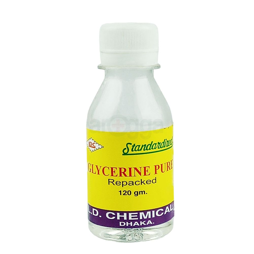 Glycerine Pure Repacked 120gm 120gm Glycerine - Arogga Online Pharmacy