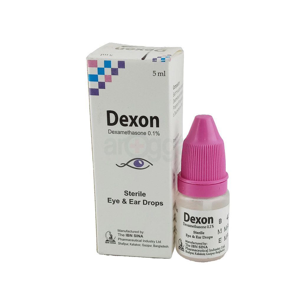 Dexon 0.10% Eye/Ear Drops - Arogga Online Pharmacy