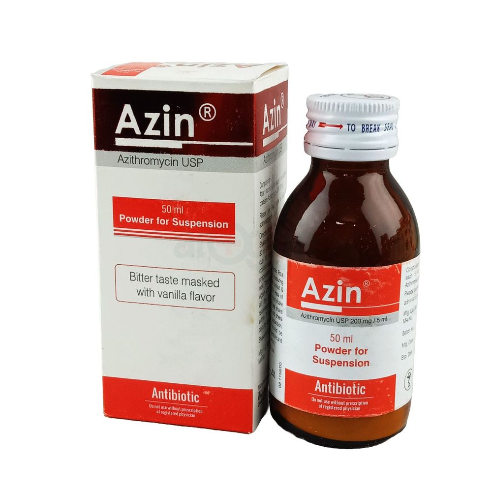 Azin 200mg/5ml Powder for Suspension - Arogga Online Pharmacy
