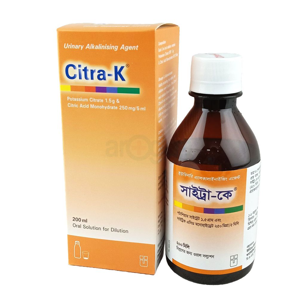 Citra-K (1500mg+250mg)/5ml Syrup - Arogga Online Pharmacy