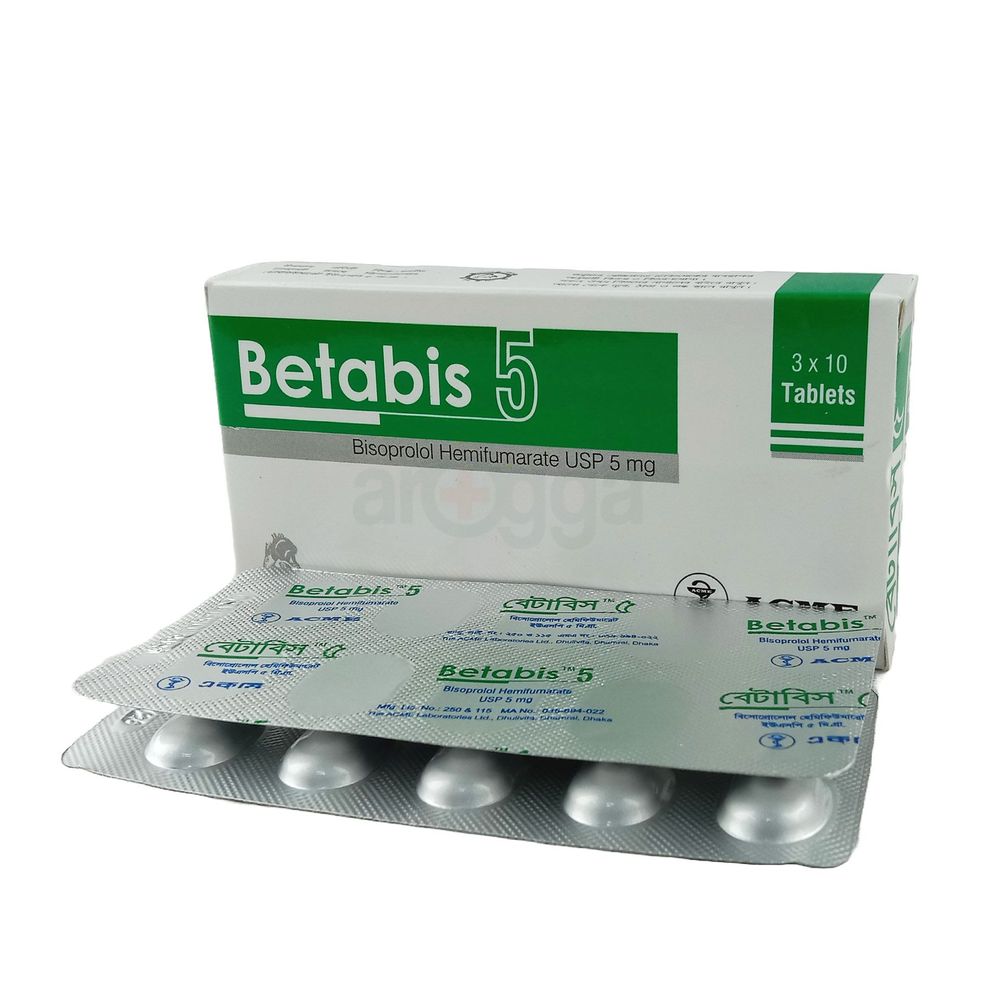 Betabis 5mg Tablet - Arogga Online Pharmacy