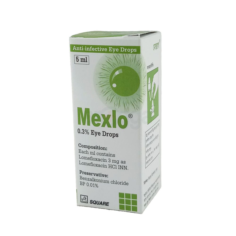 Mexlo 0.30% Eye/Ear Drops - Arogga Online Pharmacy