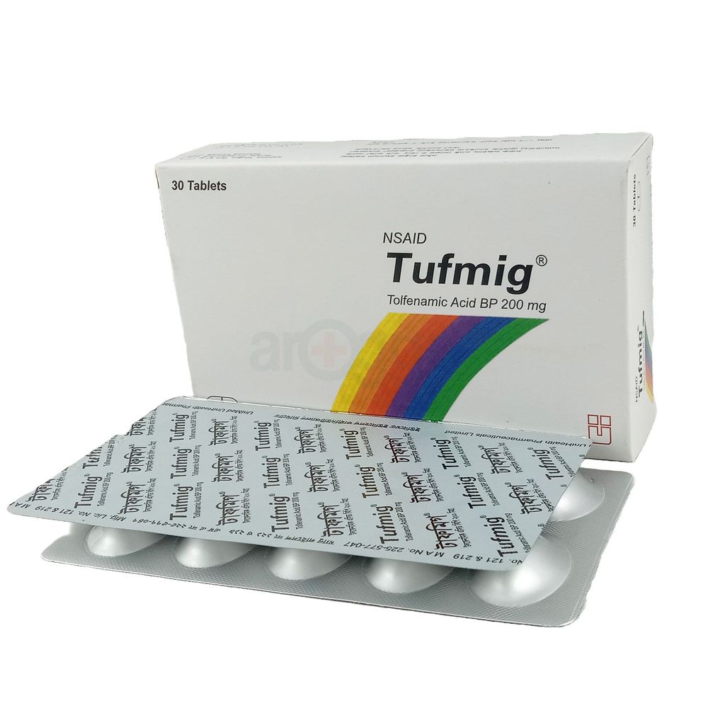 Tufmig 200mg Tablet - Arogga Online Pharmacy