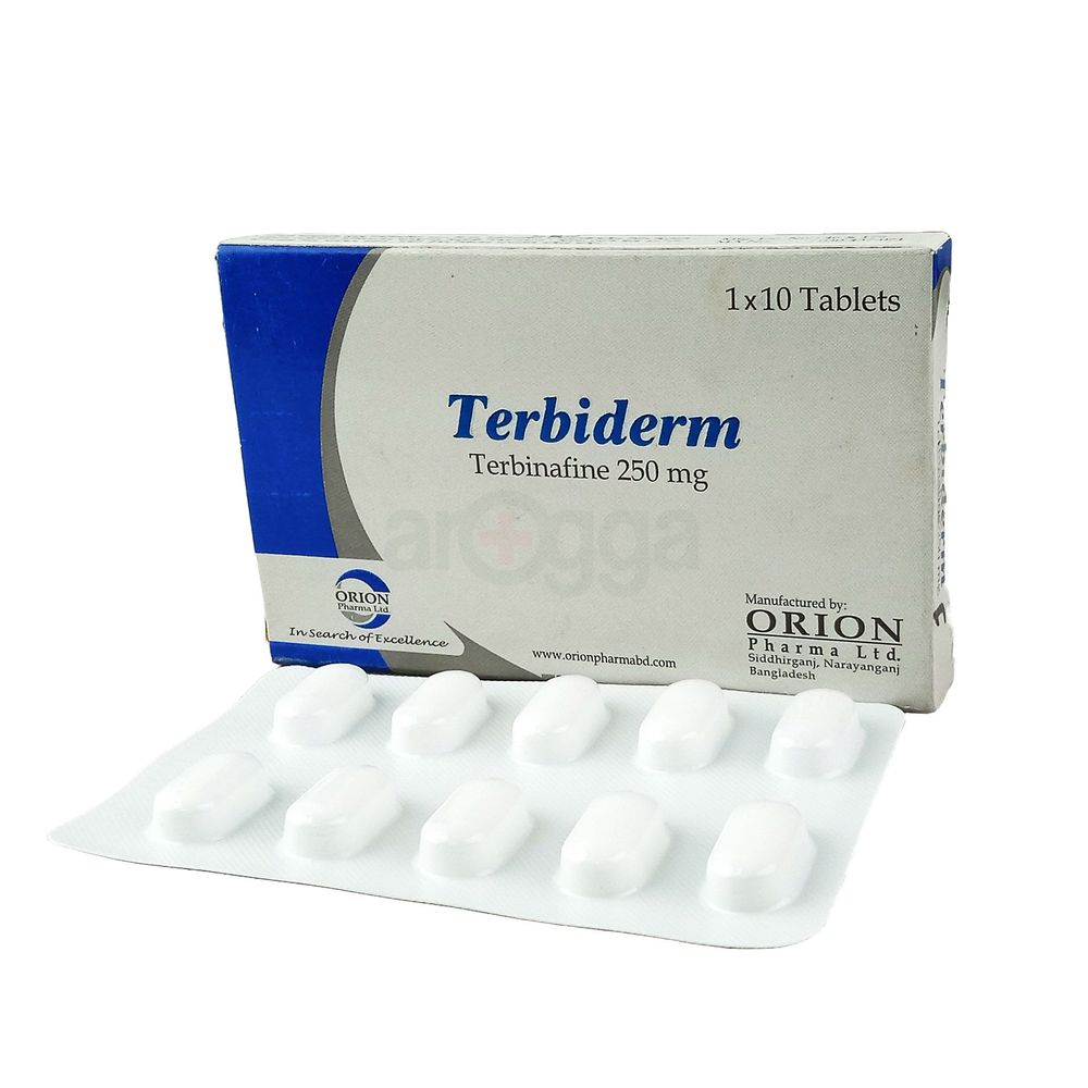 Terbiderm 250mg Tablet - Arogga Online Pharmacy