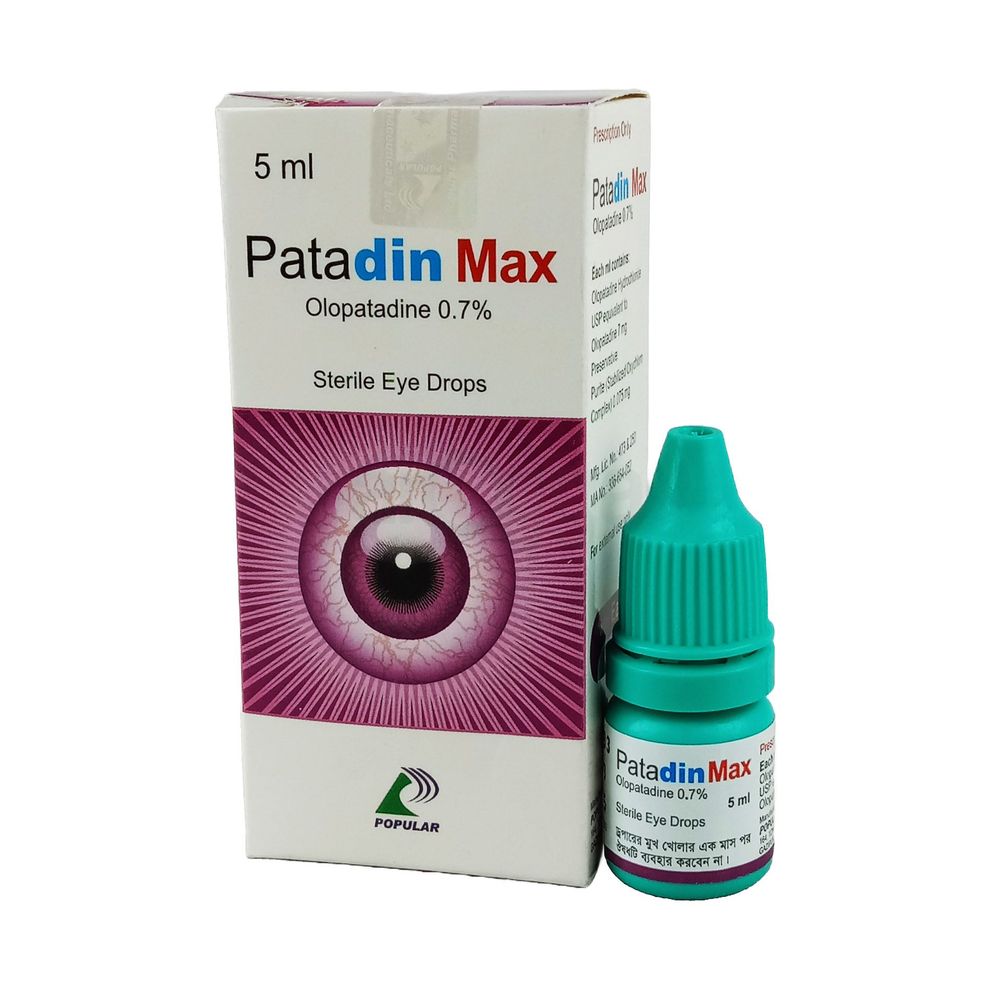 Patadin Max 0.70% Eye Drop - Arogga Online Pharmacy
