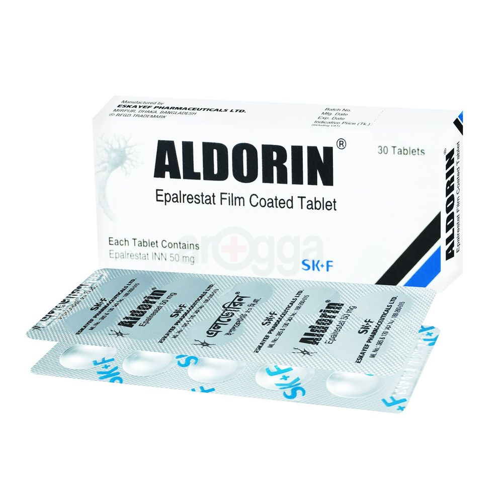 Aldorin 50mg Tablet - অলড্রিন ৫০ - Arogga Online Pharmacy