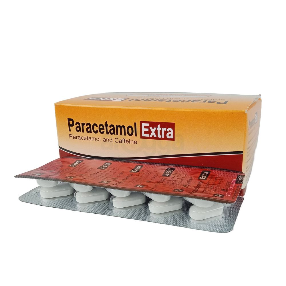 Paracetamol Extra 65mg+500mg Tablet - Arogga Online Pharmacy