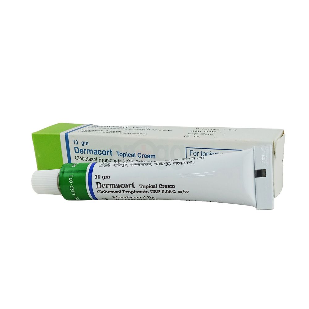 Dermacort Cream 0.05% Cream - Arogga Online Pharmacy
