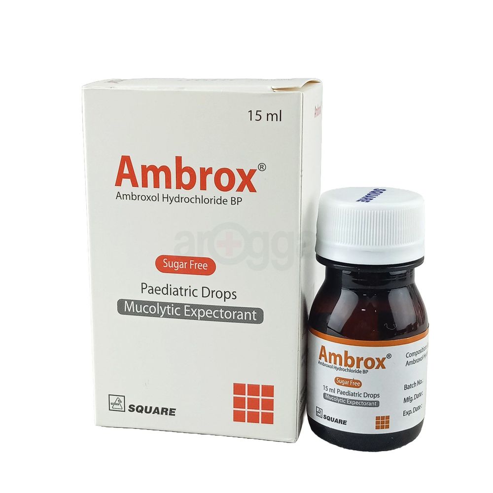 Ambrox Pediatric Drops 6mg/ml Pediatric Drops - Arogga Online Pharmacy