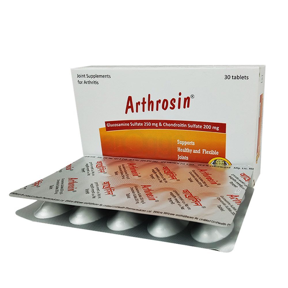 Arthrosin 200mg+250mg Tablet - Arogga Online Pharmacy