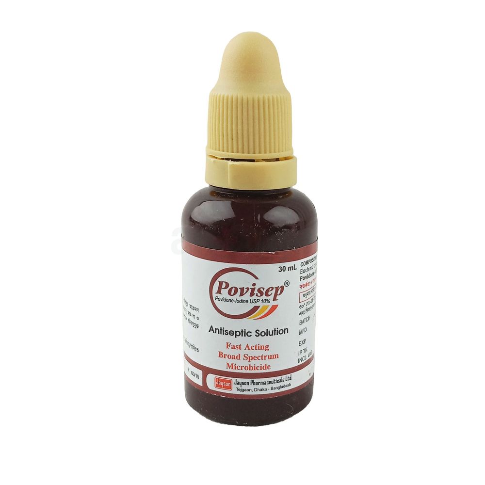 Povisep 30ml 10% Topical Solution - Arogga Online Pharmacy