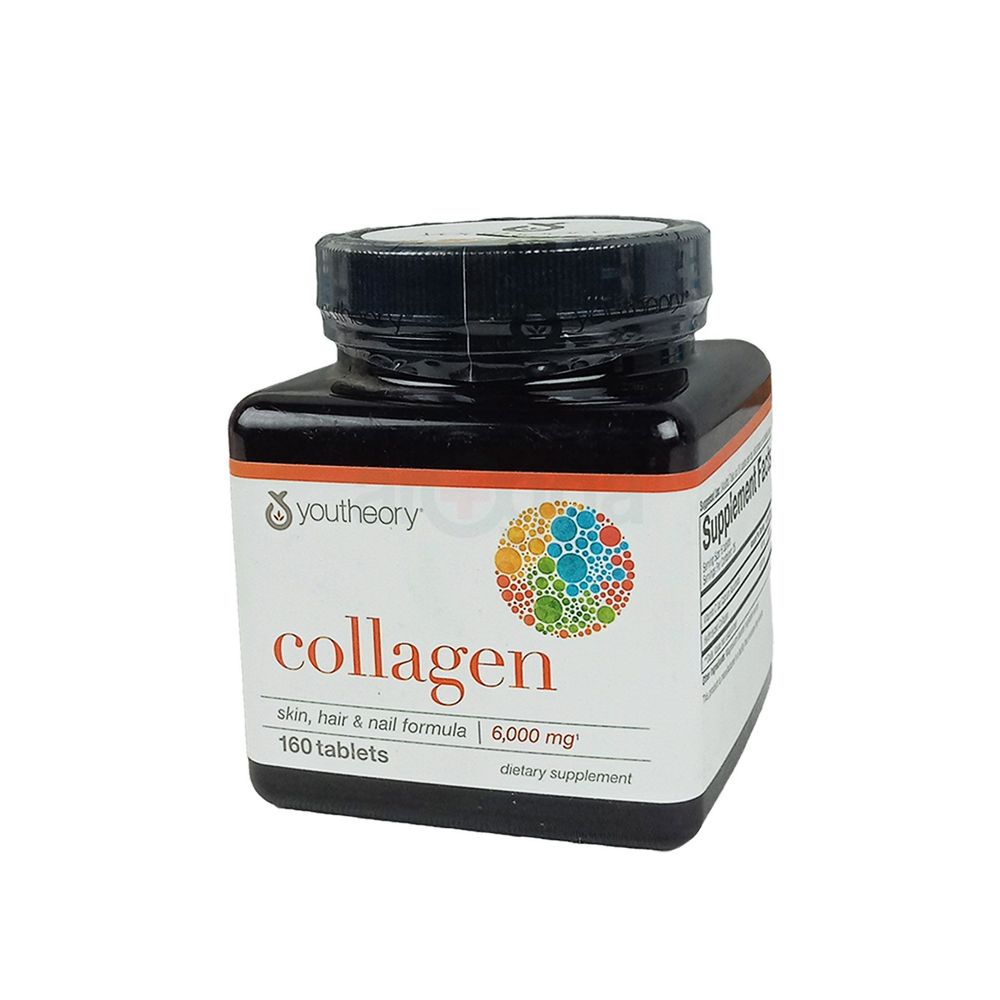 Youtheory Collagen Skin Hair & Nail Formula 6000mg 160 Tablets - Arogga ...
