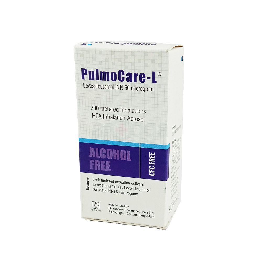 Pulmocare-L 50mcg/MeteredInhalation Inhaler - Arogga Online Pharmacy