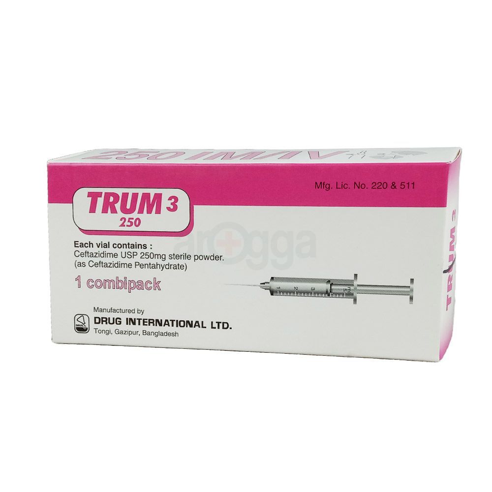 Trum 3 IV/IM 250mg/vial Injection - Arogga Online Pharmacy