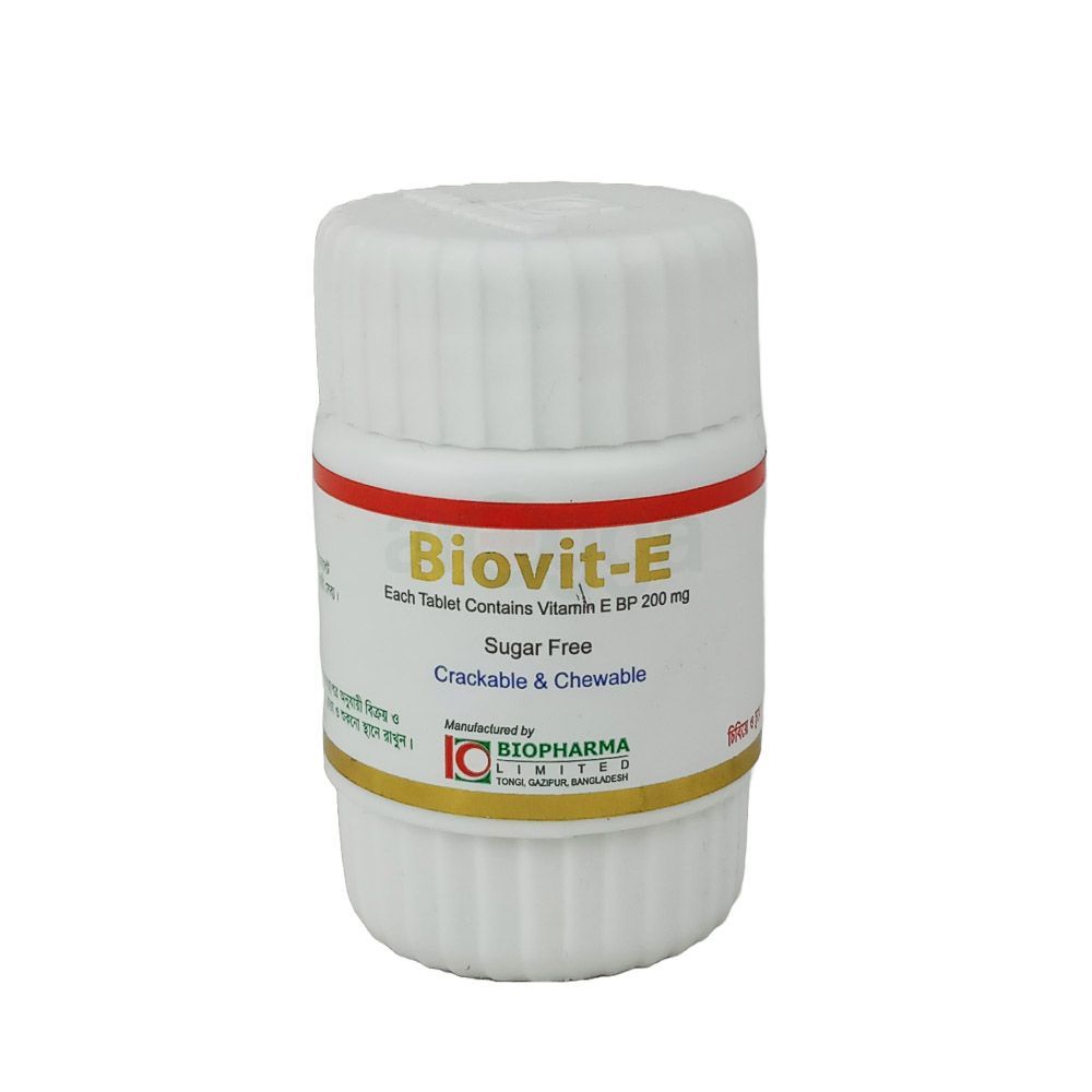 Biovit E 200mg Tablet - Arogga Online Pharmacy