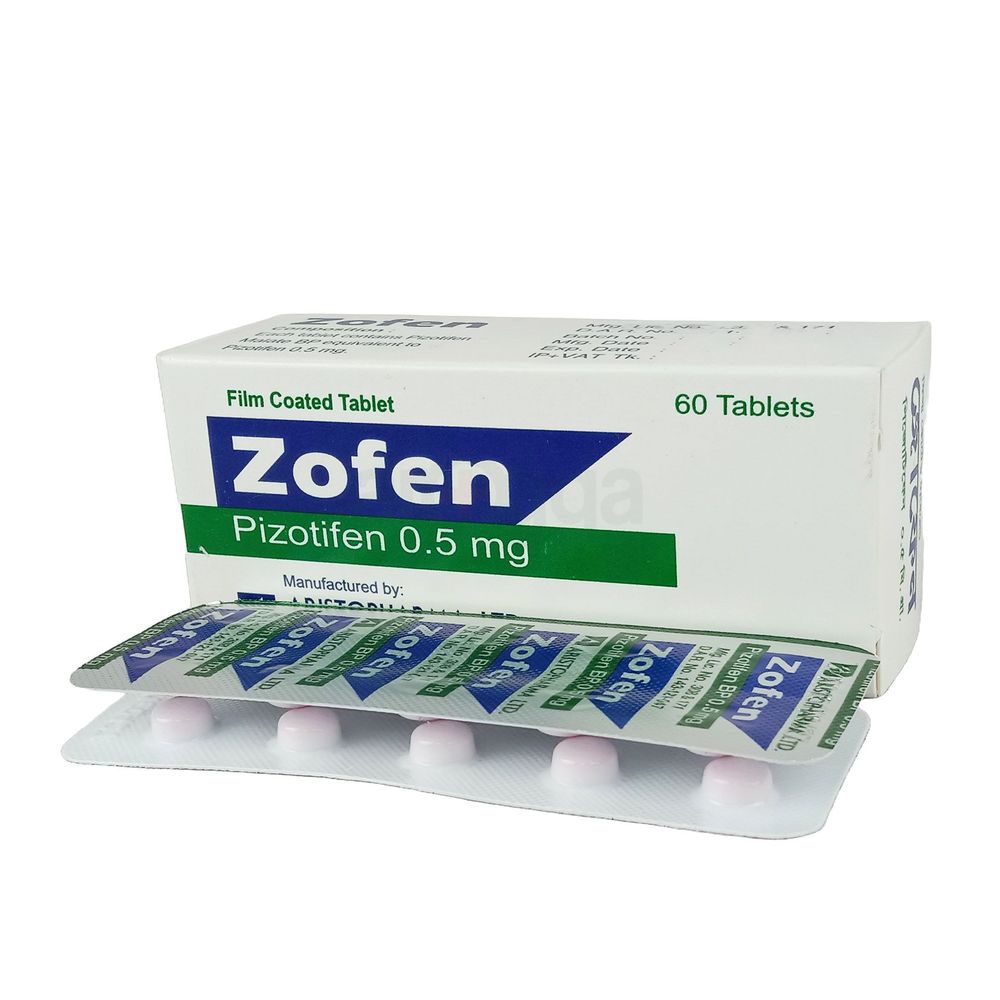 Zofen 0.5 0.5mg Tablet - Arogga Online Pharmacy