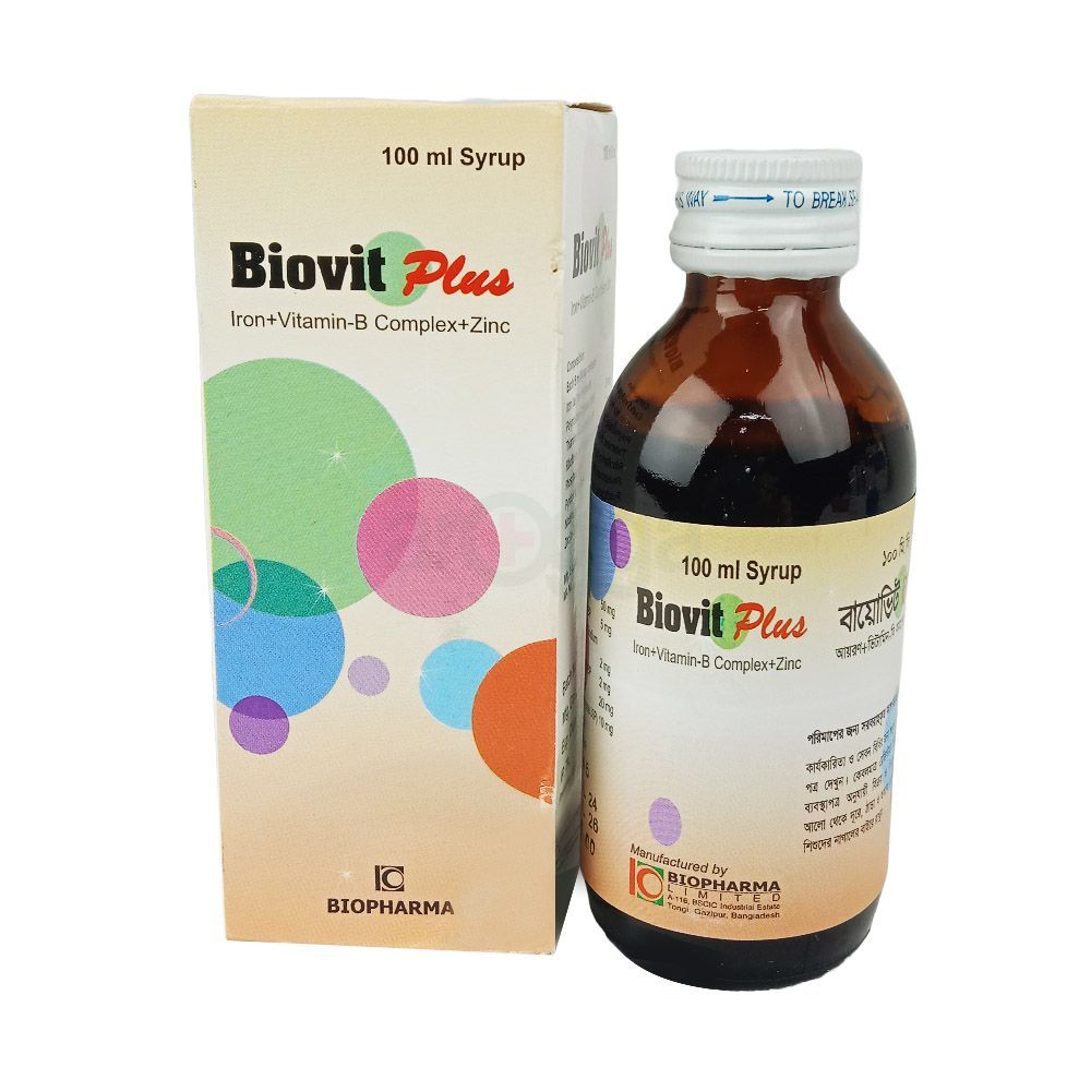 Biovit Plus Syrup - Arogga Online Pharmacy