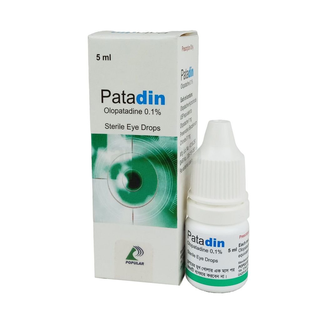Patadin 0.1% 0.10% Eye Drop - Arogga Online Pharmacy