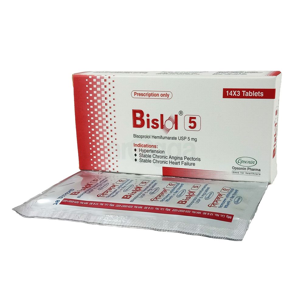 Bislol 5mg Tablet - Arogga Online Pharmacy