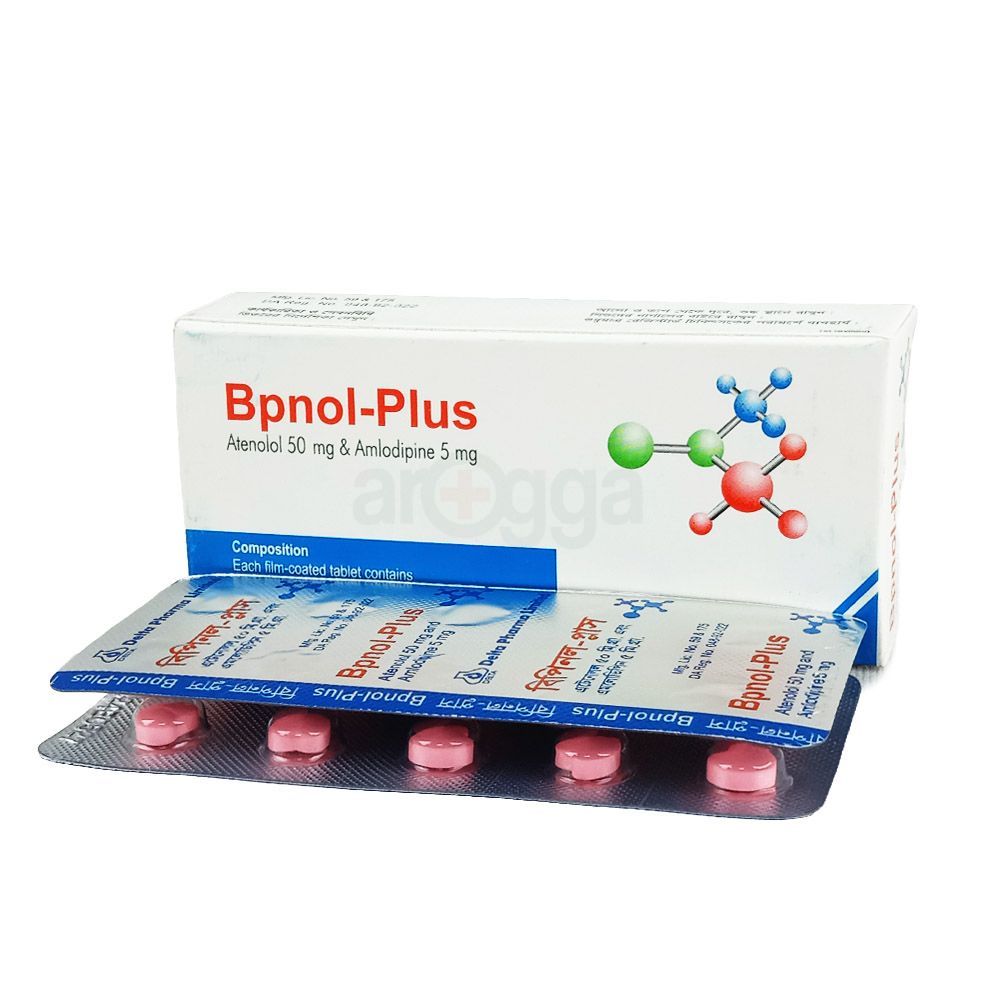 Bpnol PLUS 5/50 5mg+50mg Tablet - Arogga Online Pharmacy