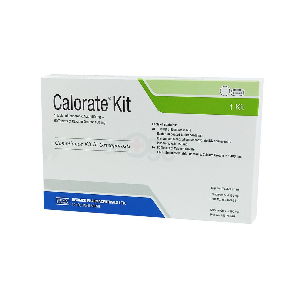 Calorate Kit 150mg+400mg Tablet - Arogga Online Pharmacy