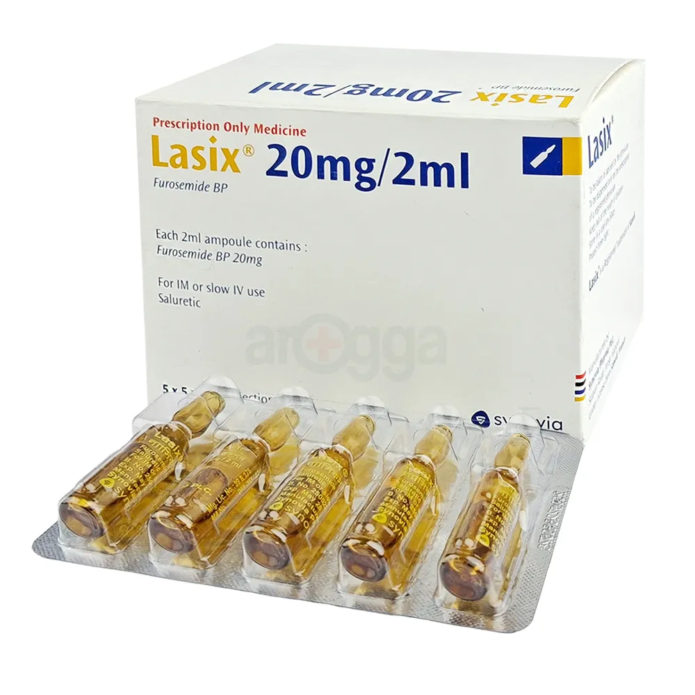 Lasix 20mg/2ml IM/IV Injection - Arogga Online Pharmacy