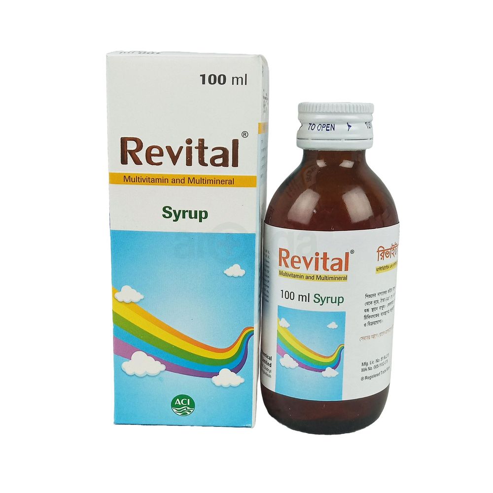 Revital 100ml Syrup - Arogga Online Pharmacy
