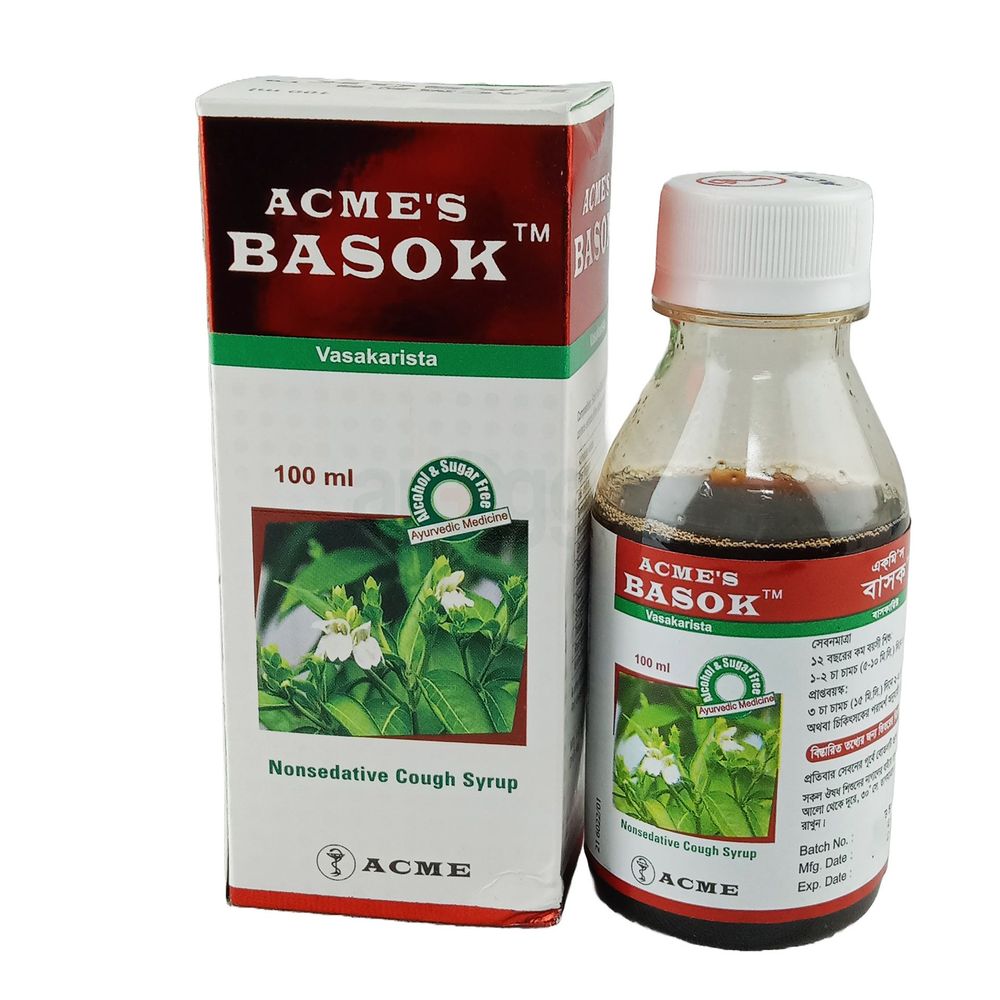 Basok (Acme) 100ml Syrup - Arogga Online Pharmacy