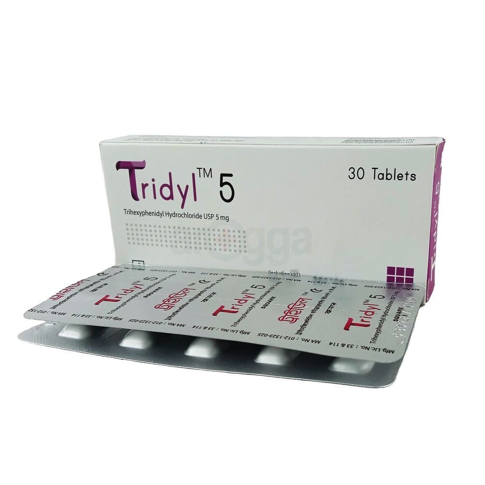 Tridyl 5mg Tablet - Arogga Online Pharmacy