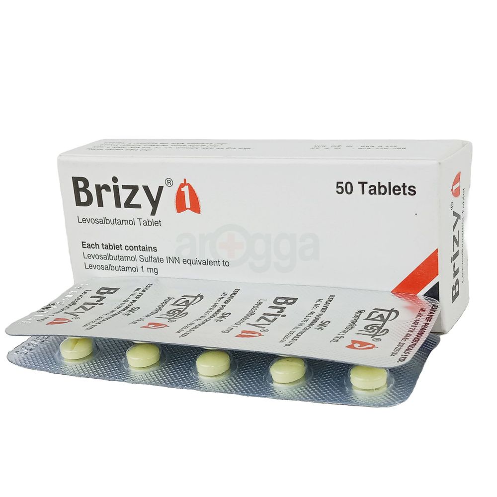 Brizy 1mg Tablet - Arogga Online Pharmacy