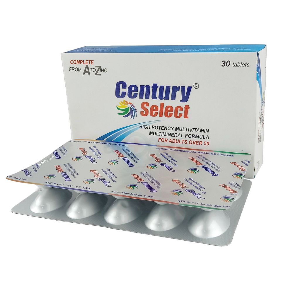 Century Select(Silver) Tablet - Arogga Online Pharmacy