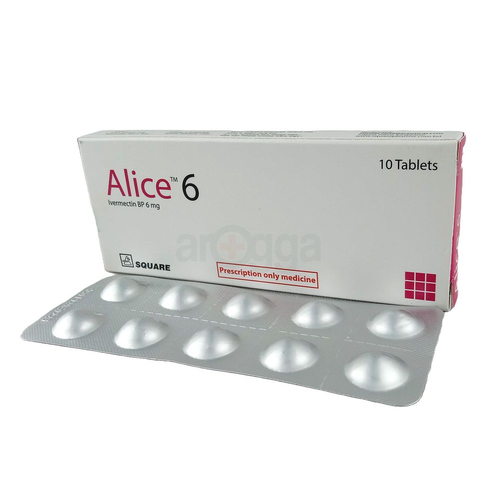 Alice 6mg Tablet - Arogga Online Pharmacy