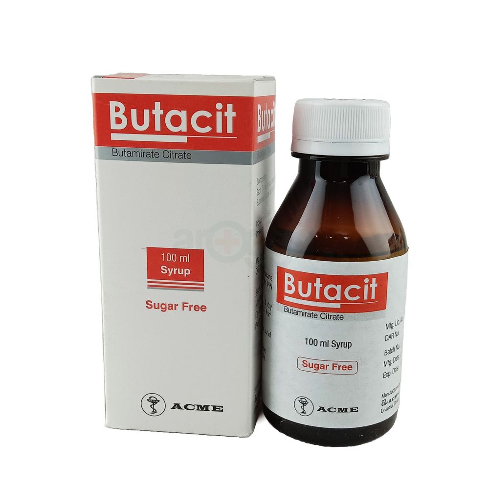 Butacit 7.5mg/5ml Syrup - Arogga Online Pharmacy