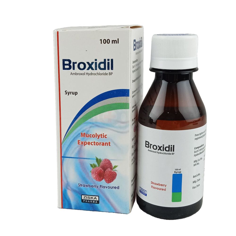 Broxidil 15mg/5ml Syrup - Arogga Online Pharmacy