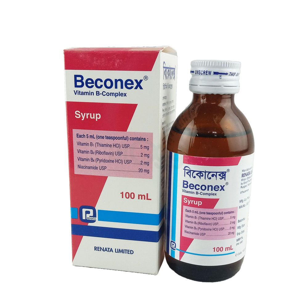 Beconex Syrup - Arogga Online Pharmacy