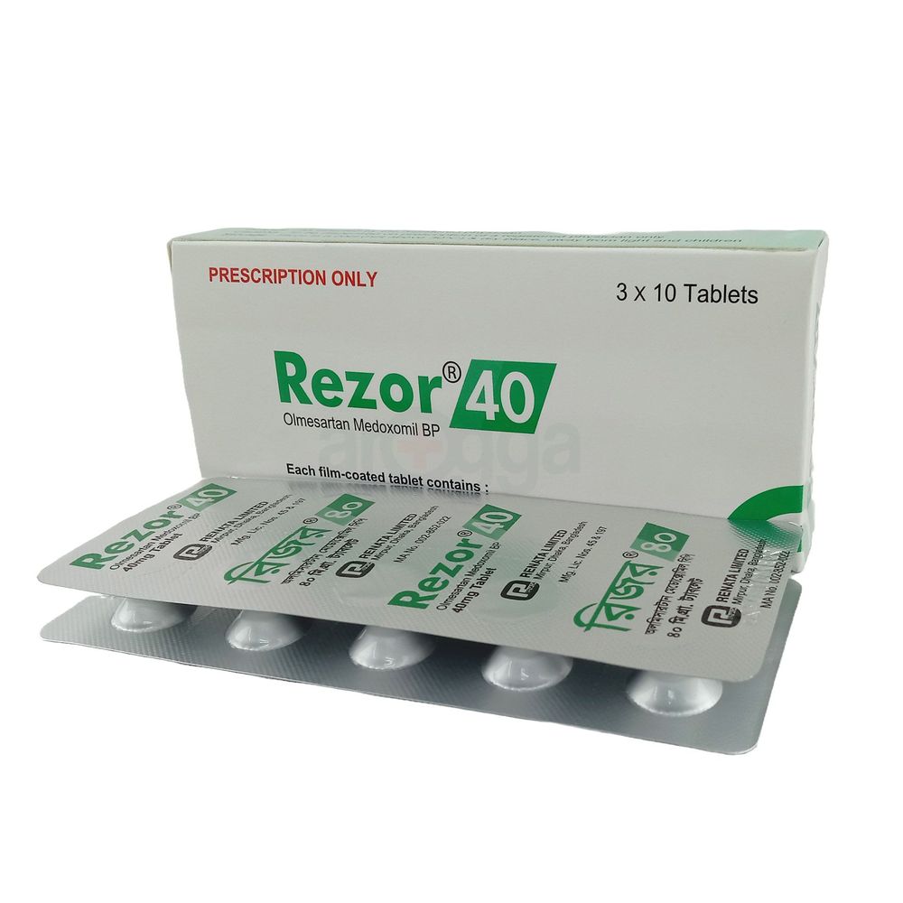 Rezor 40mg Tablet - Arogga Online Pharmacy