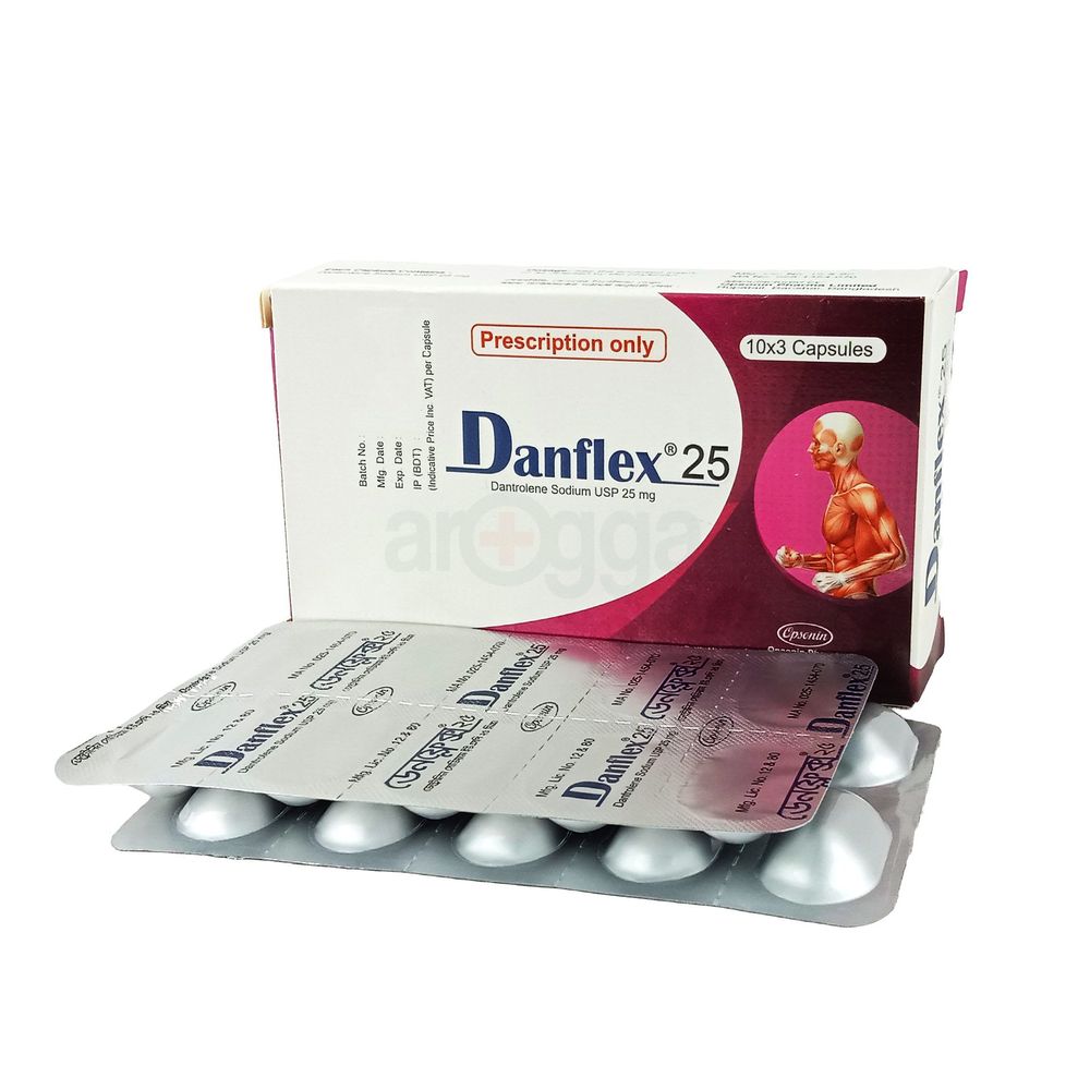 Danflex 25mg Capsule - Arogga Online Pharmacy