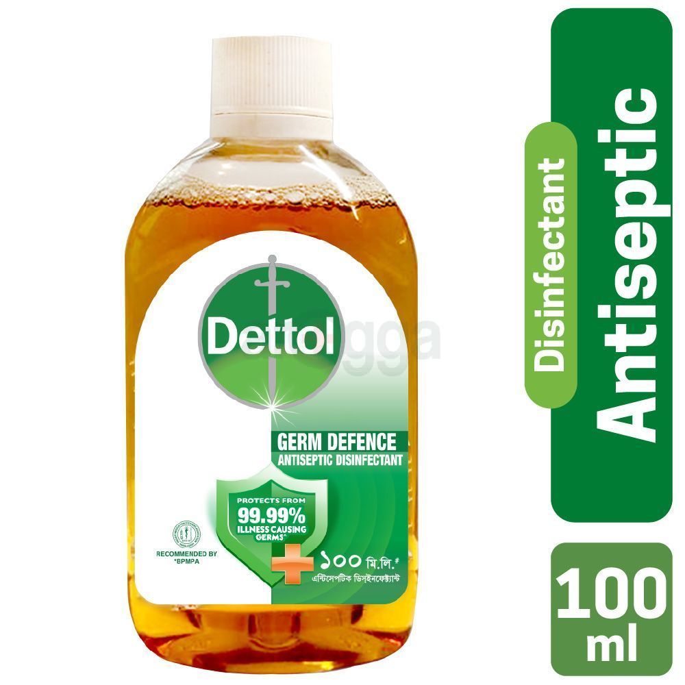 Dettol Antiseptic Disinfectant Liquid 100ml for First Aid, Medical ...