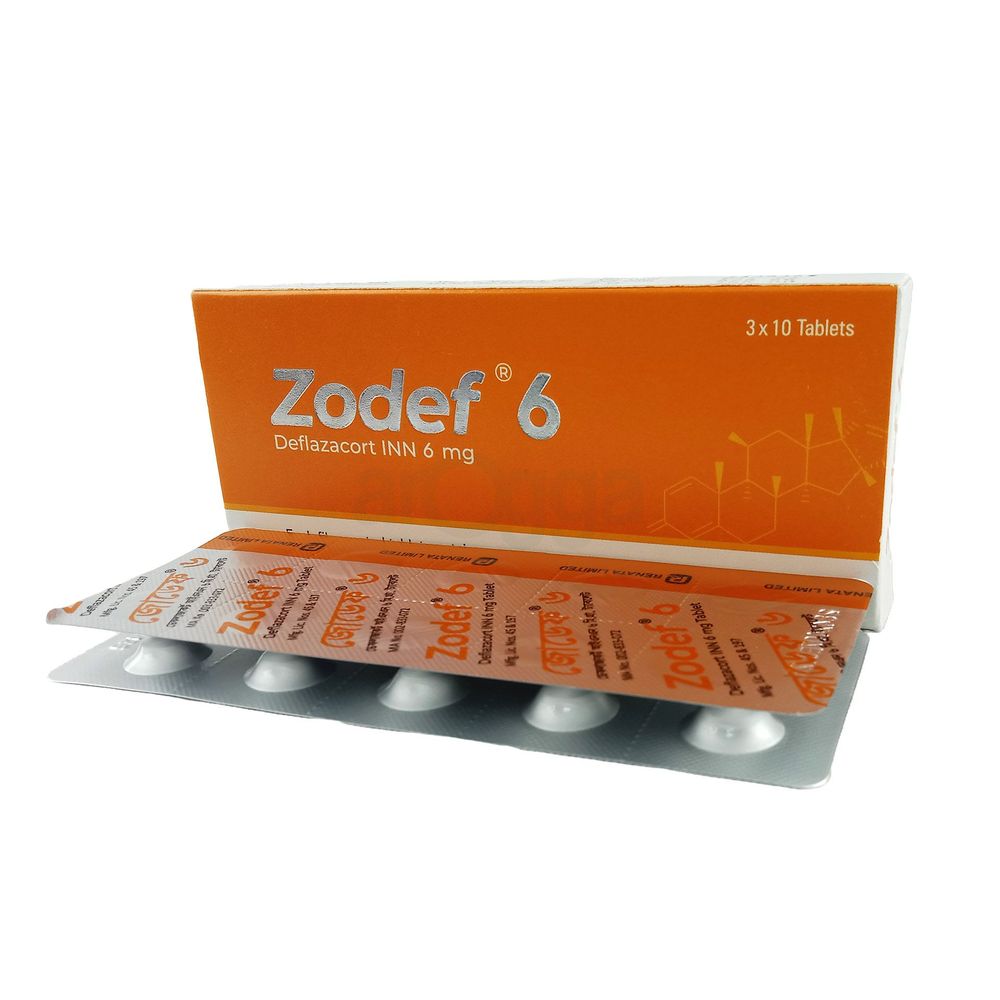 Zodef 6mg Tablet - Arogga Online Pharmacy