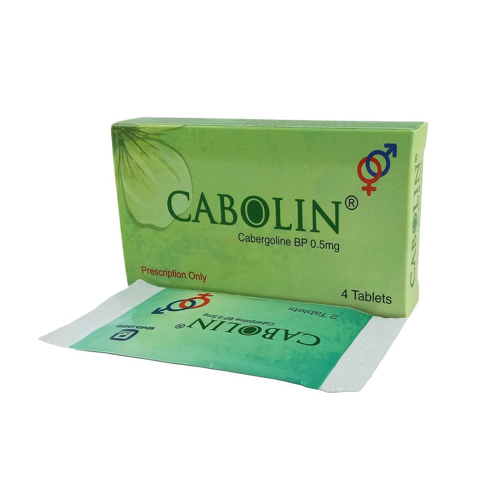 Cabolin 0.5mg Tablet - Arogga Online Pharmacy